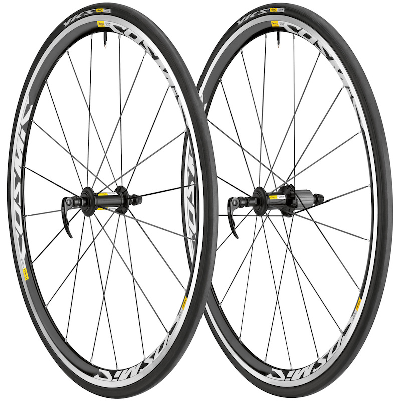 2015 MAVIC COSMIC ELITE S CLINCHER WHEELSET W/ YKSION TIRES For Sale