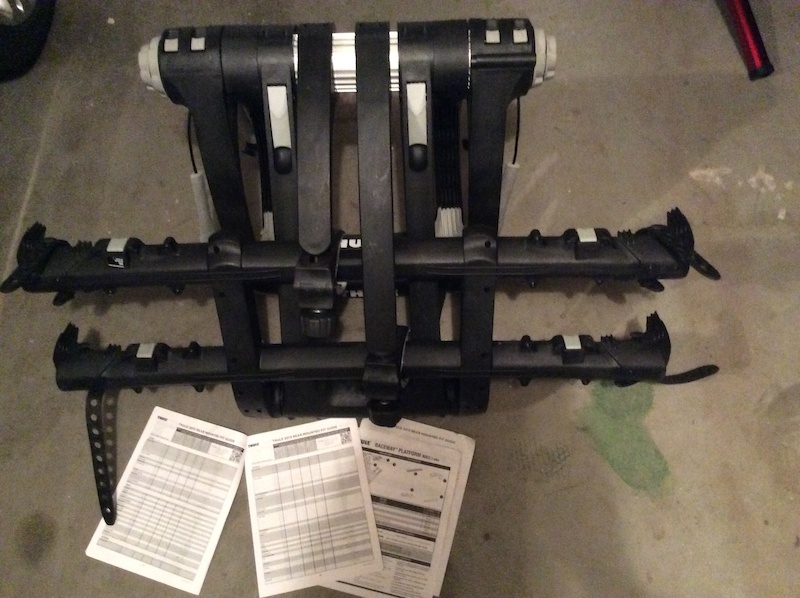 2015 Thule Raceway Platform 9003 2 bikes trunk rack For Sale