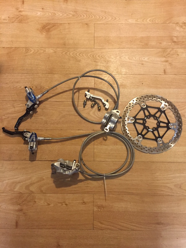 Hope tech 2 v4 brake set (posted ) For Sale