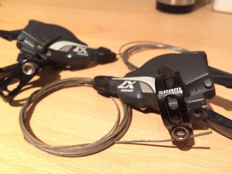 2012 SRAM X7 2x10 Shifters For Sale