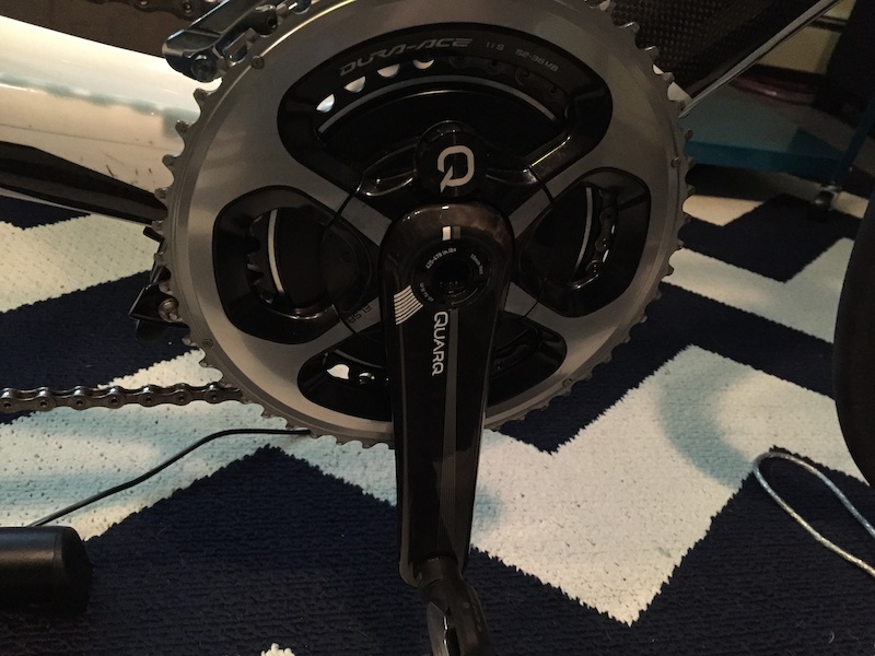 2015 Quarq Elsa RS BB30, 165mm with 36x52 Dura Ace Rings For Sale
