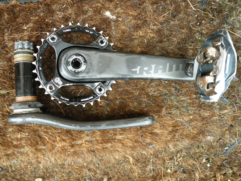 2013 Sram S2200 Carbon BB30 Crankset, E13 32T ring For Sale