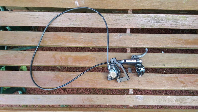 2012 Shimano Deore Lever, caliper, cable and adapter For Sale