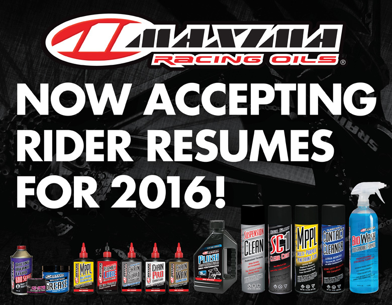 Maxima BIKE Announces Rider Support Program - Pinkbike