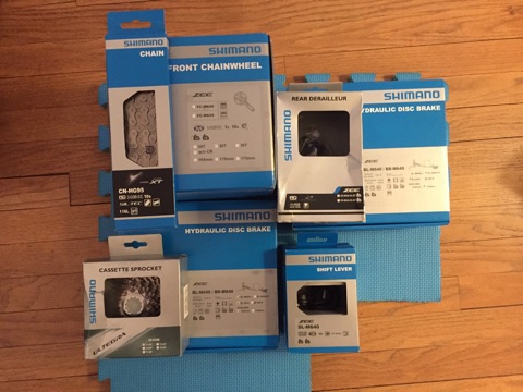 Shimano Zee Groupset 7 pcs For Sale