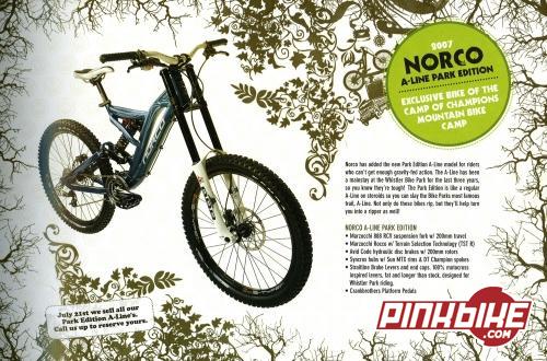 Norco A-Line Park Edition: Exclusive Bike of the Camp of Champions for ...