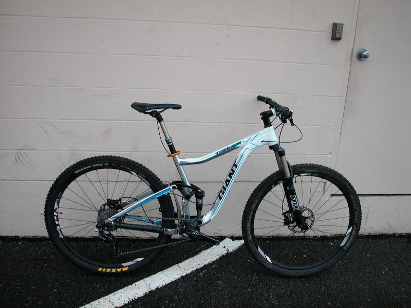 2014 Giant Trance 29er Large White/Blue/Silver For Sale