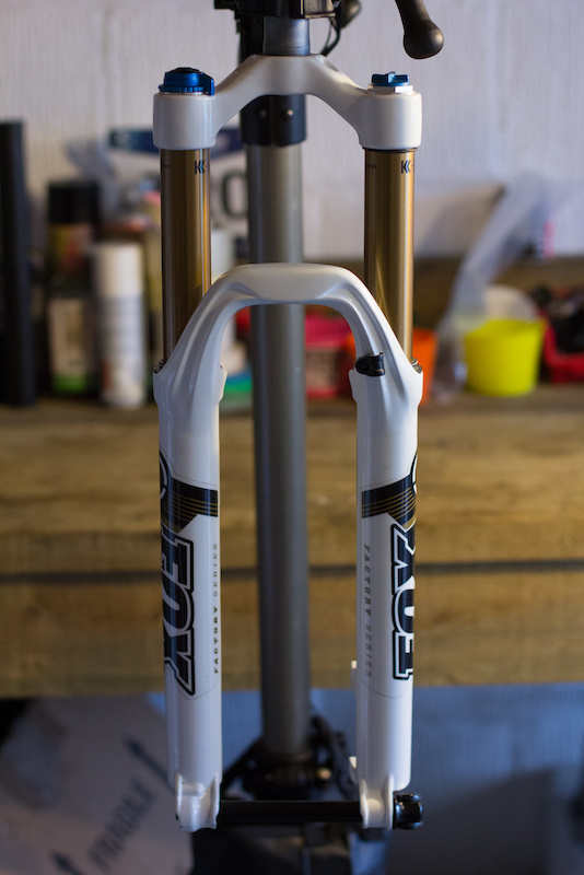 2014 Fox F32 Kashima (1.1/8th) 120mm 15mm axle Forks For Sale