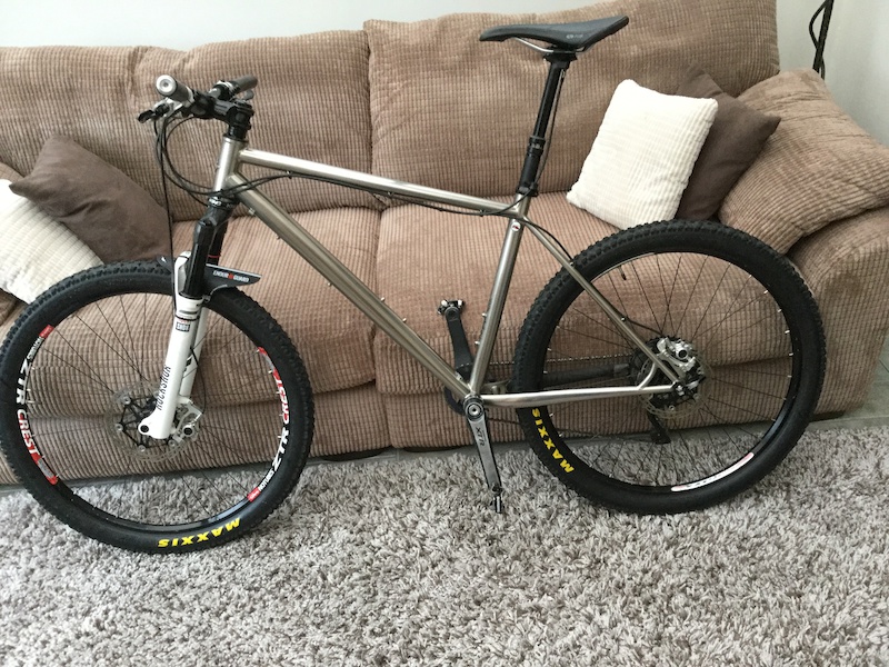 2013 Genesis Latitude Ti (Titanium) Hardtail, 19" For Sale