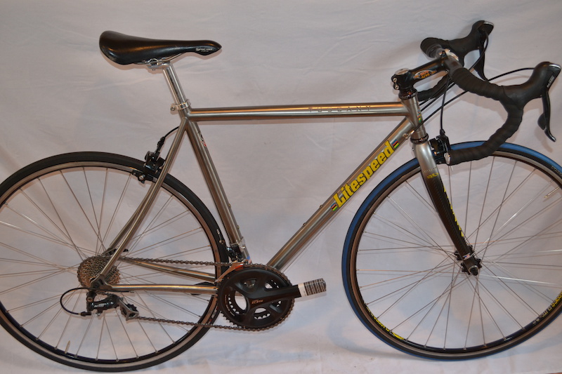 2000 Litespeed Tuscany titanium 53 cm For Sale