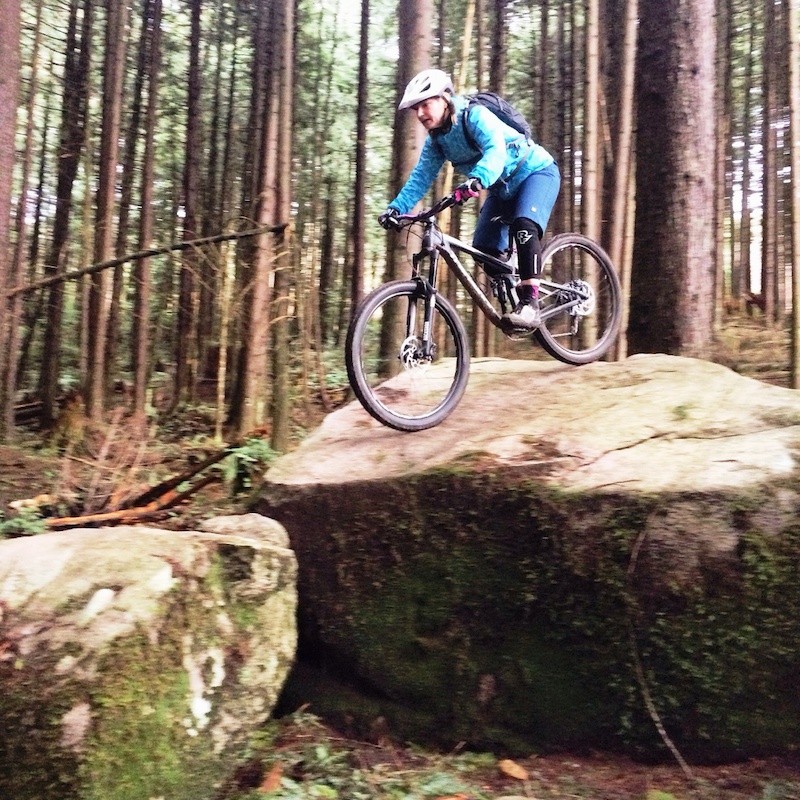 Blue line Mountain Biking Trail - Coquitlam, BC