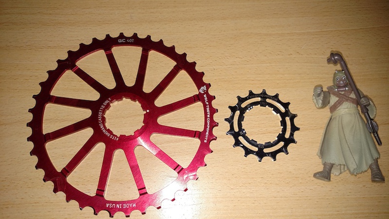 Wolftooth 40T/One-up 16T Cogs for Shimano For Sale