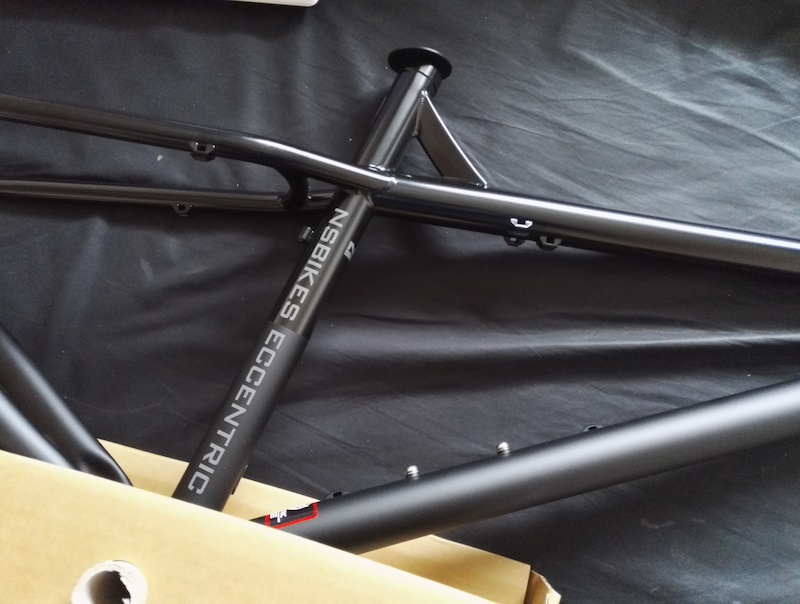 2015 NS Eccentric Cromo Frame Only - Ridden for 50 miles For Sale