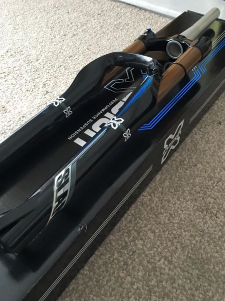 2014 X-Fusion Slant Forks 160mm - Ltd Edition Kashima For Sale