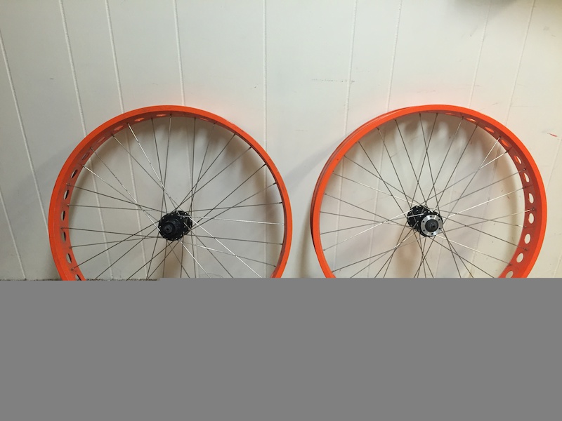 Orange 80mm Rims For Sale