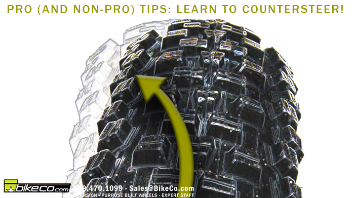 Pro (and Non-Pro) Tips: Learn To Countersteer! by Nate-at-BikeCo-com ...