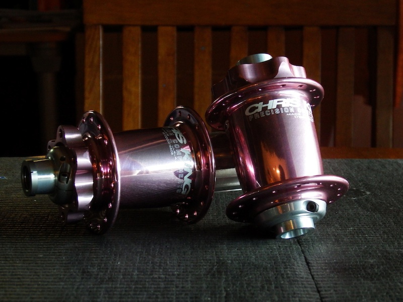 2015 Chris King Hubset - Pretty & Strong Pink Hubs For Sale