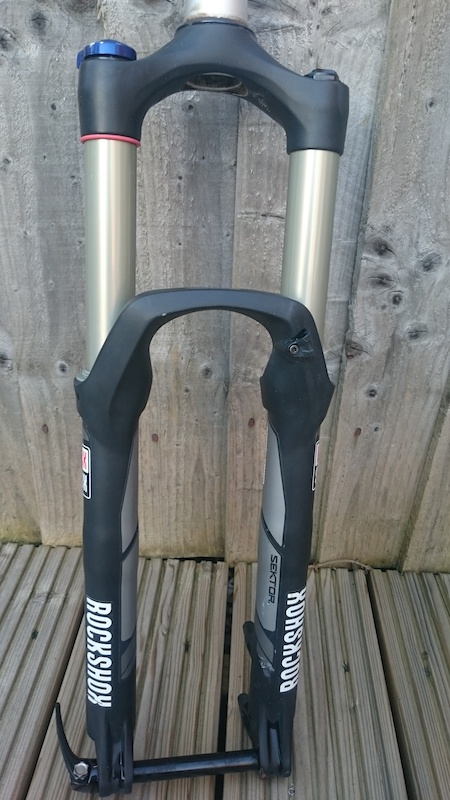 2014 Rockshox Sektor 140mm Solo Air RL Gold For Sale