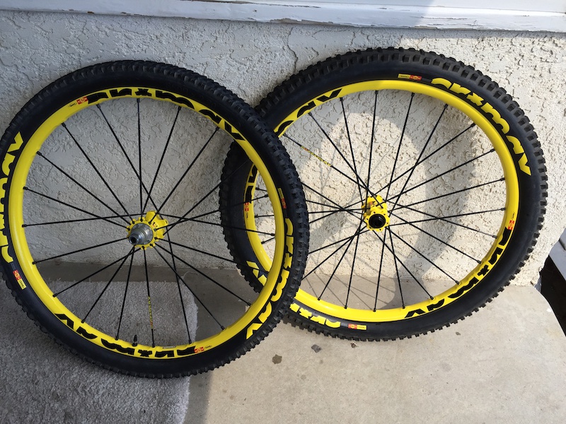 2015 Mavic Crossmax Enduro Yellow like new! For Sale
