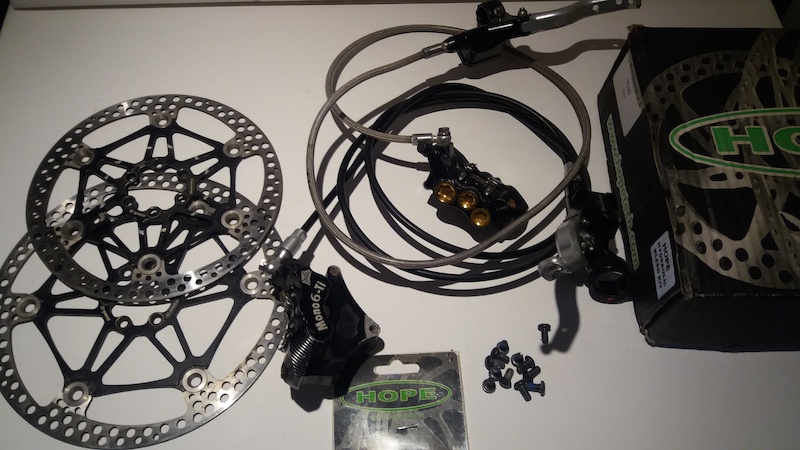 HOPE Mono 6 Ti with rotors and extras For Sale