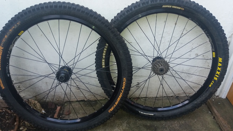 Mavic 721 with NUKEPROOF hubs plus extra set of Tires For Sale