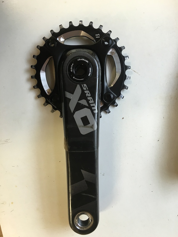 2015 SRAM XO Crankset 175mm, q168,30t, for bb30 / pf30 For Sale
