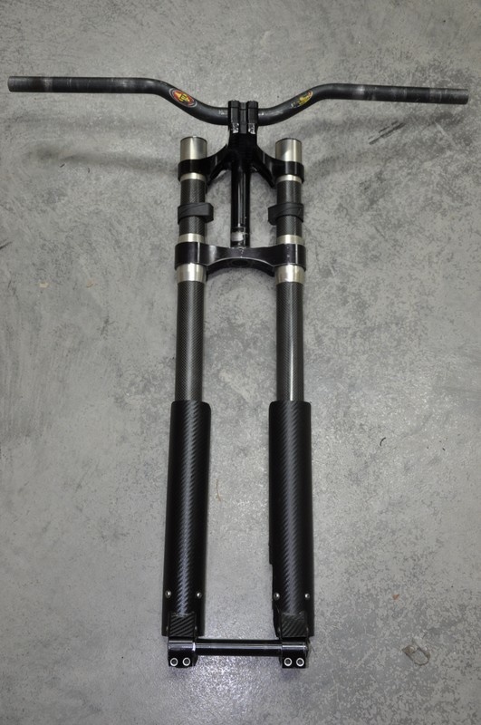 Manitou Dorado Carbon fork + MRD Stem + Easton bar For Sale