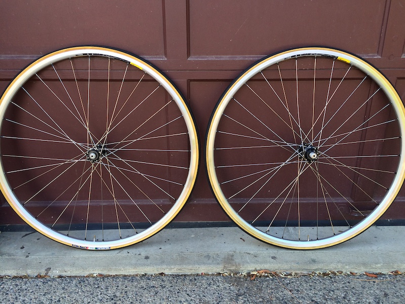2013 Campagnolo Record Mavic Open Pro clincher wheelset For Sale