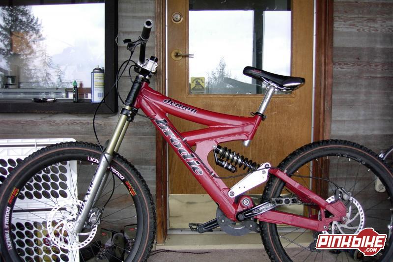 03 Brodie Demon Medium Red For Sale