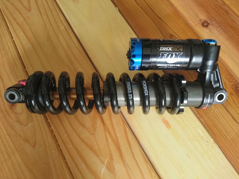 2013 Unused Fox DHX RC4 Factory 9.5x3 350lb Kashima For Sale