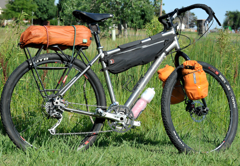 2013 Titanium Salsa Fargo L with accessories For Sale