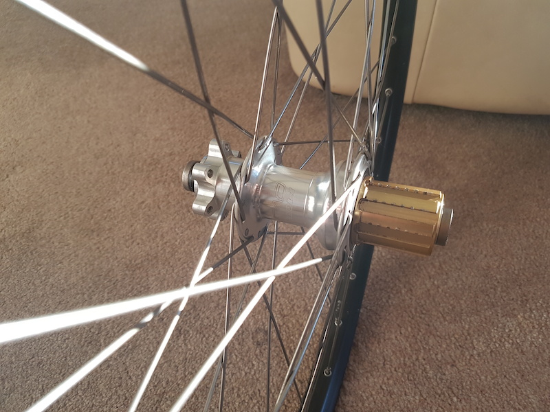 Hope pro 2 evo hubs in silver with mavic rims For Sale