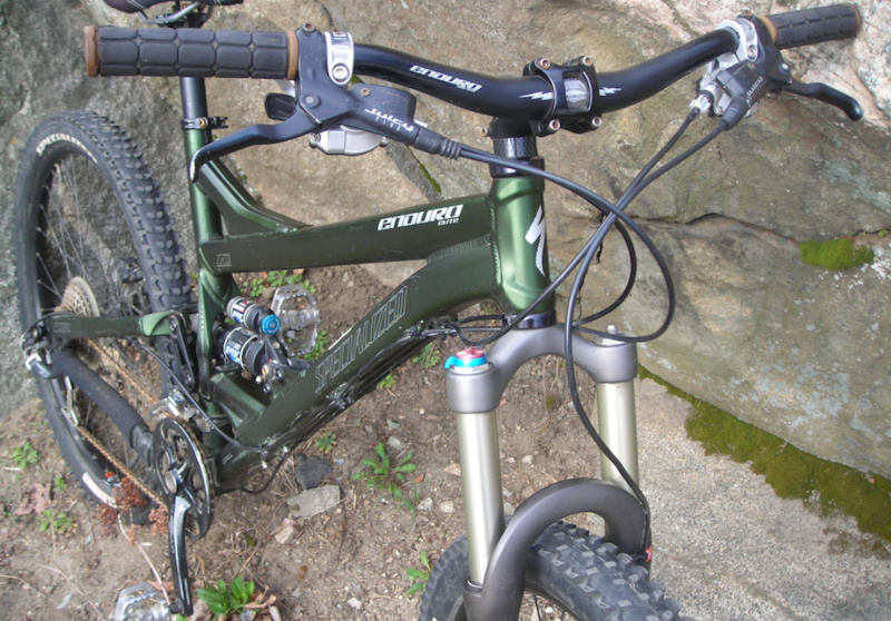 Specialized Elite ENDURO FR Green Army flexible built For Sale
