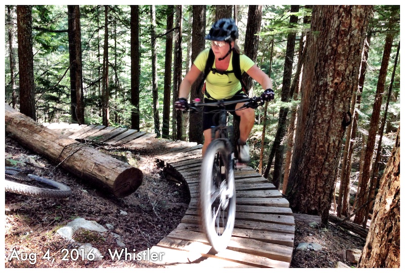 A La Mode Mountain Biking Trail - Whistler, BC