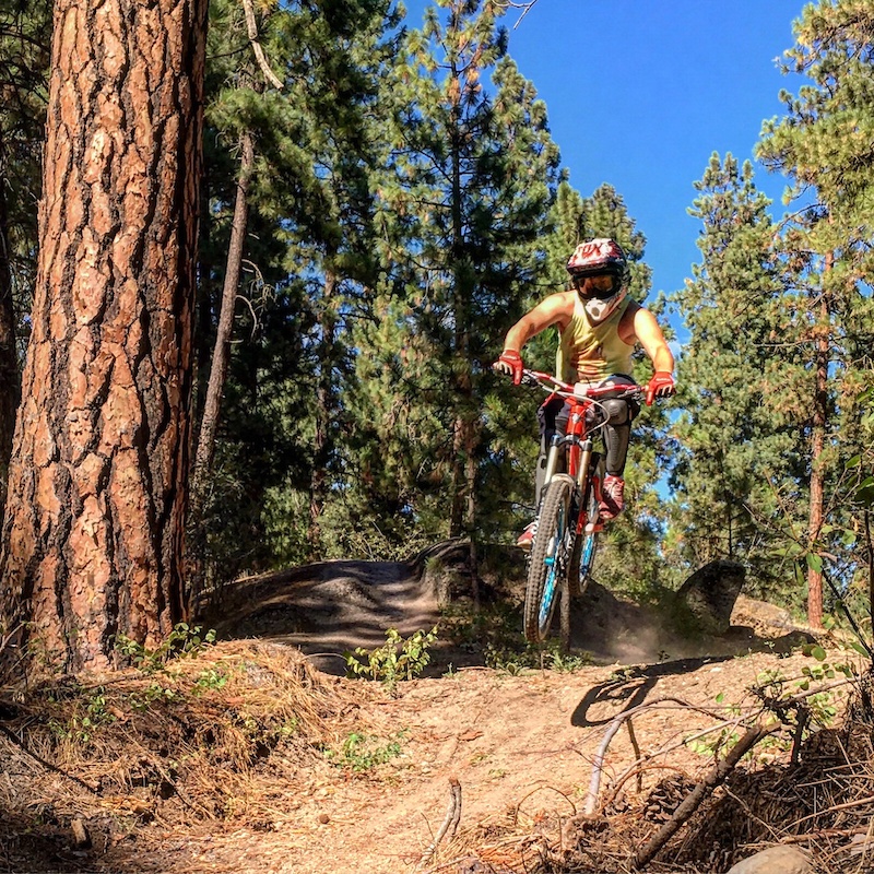 Camp Sekani/Downhill Course Access Road Mountain Biking Trail - Spokane
