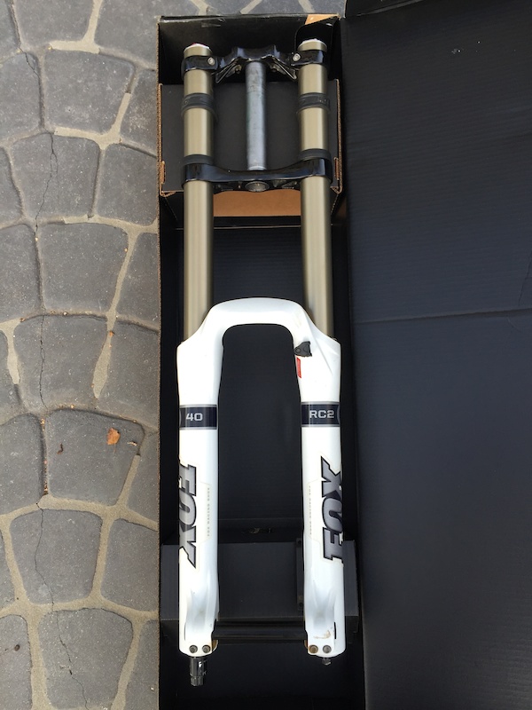 2008 Fox 40 White Dual Crown w/ Ti Spring For Sale