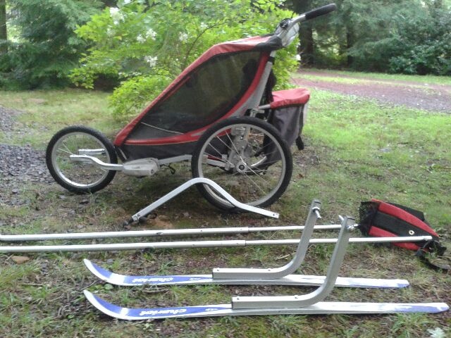 2007 Cougar Chariot stroller; bike,cc ski attachments For Sale