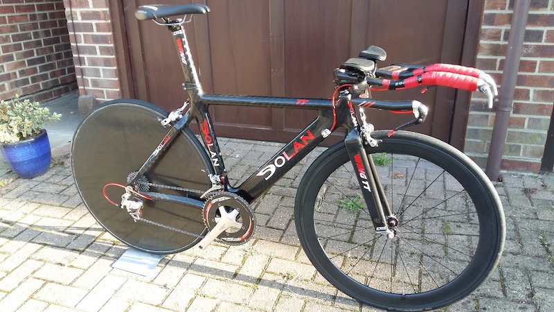 2011 Dolan Full Carbon Time Trial Bike 54cm Medium For Sale