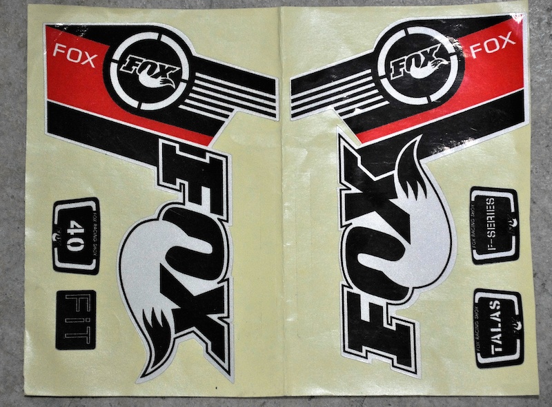 FOX Racing decals stickers vinyl sheet For Sale