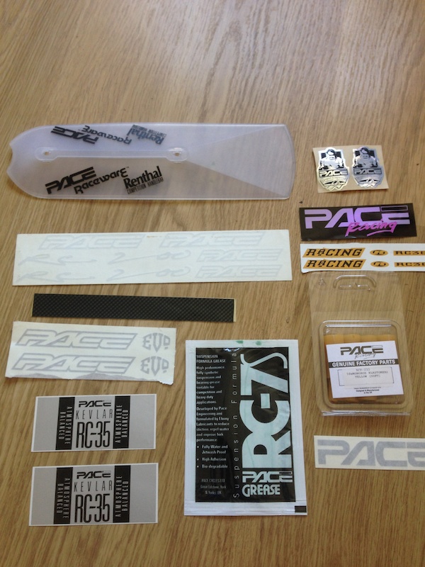Pace Factory Decals / Frame Guard For Sale