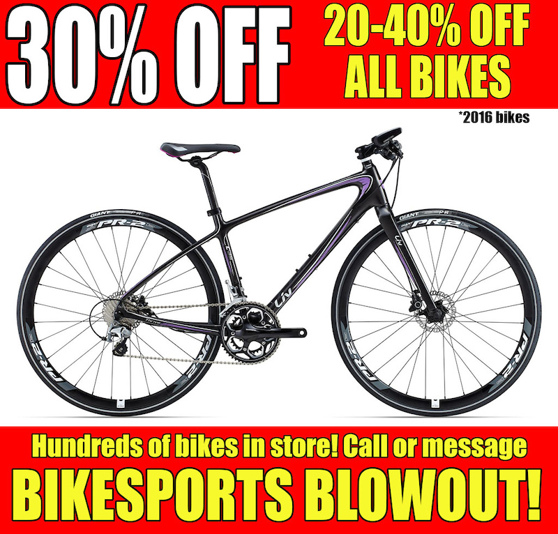 2016 Giant Womens Liv Thrive CoMax 1 Disc - 30% Off! For Sale