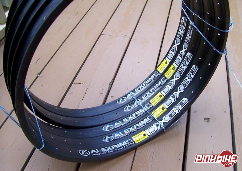 24" Alex DX32 Rims, 32H, Black, Brand New For Sale