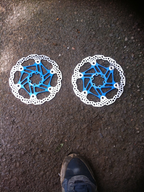 2016 Hope rotors blue x2 183mm like new For Sale
