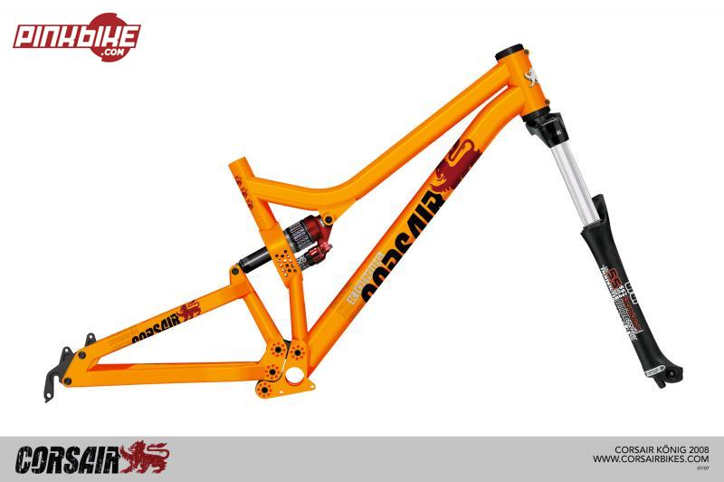 Corsair Bikes unveils the new Konig-Slopestyle Frame - Pinkbike