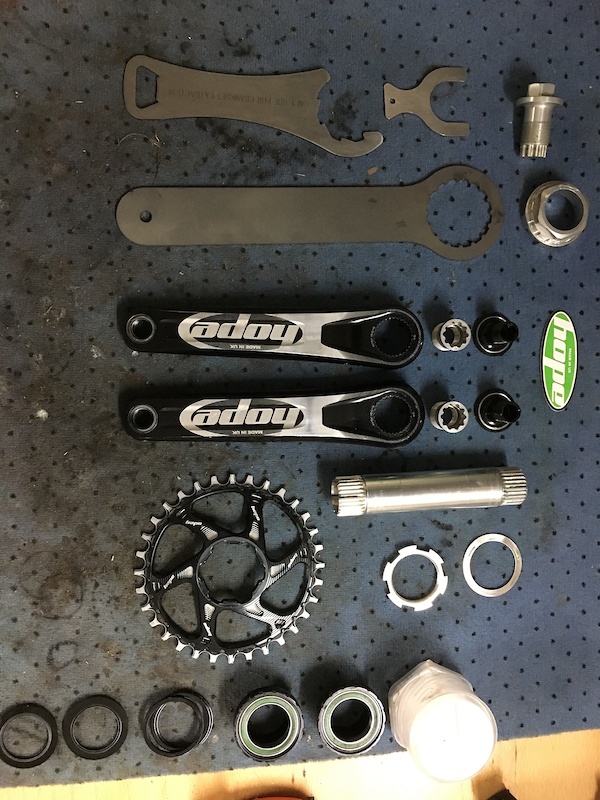 2016 Hope Cranks / 32t Ring / BSA BB For Sale