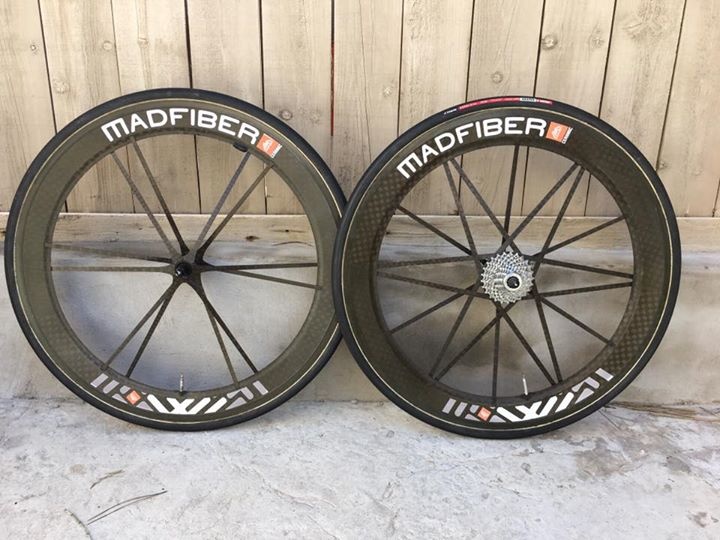 Mad Fiber Carbon Ceramic Upgrade WI internals Wheelset For Sale