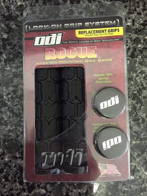 ODI Rogue Lock on grips with clamps For Sale