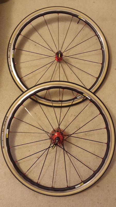 2016 Brand New Mavic Krysium Elite Red Wheels for sale. For Sale