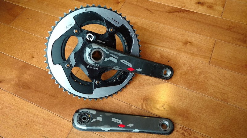 2015 SRAM Red Quarq GXP 170mm 53/39 + Garmin Edge 500 For Sale