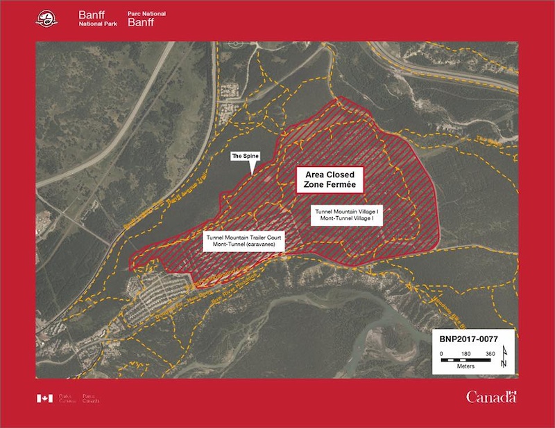 The Spine Mountain Biking Trail - Banff, Alberta